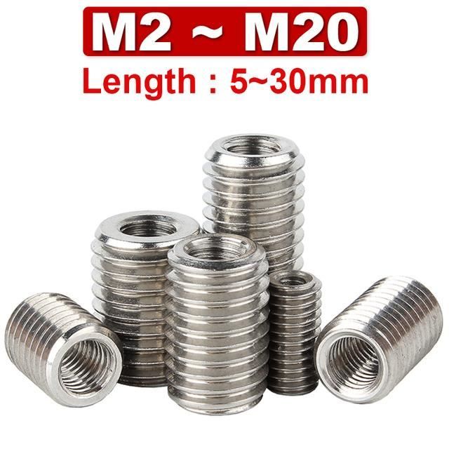 VIS,M4 x M6 (5Pcs)-15mm--Embouts De Conversion M2 M2.5 M3 M4 M6 M20 304 ...