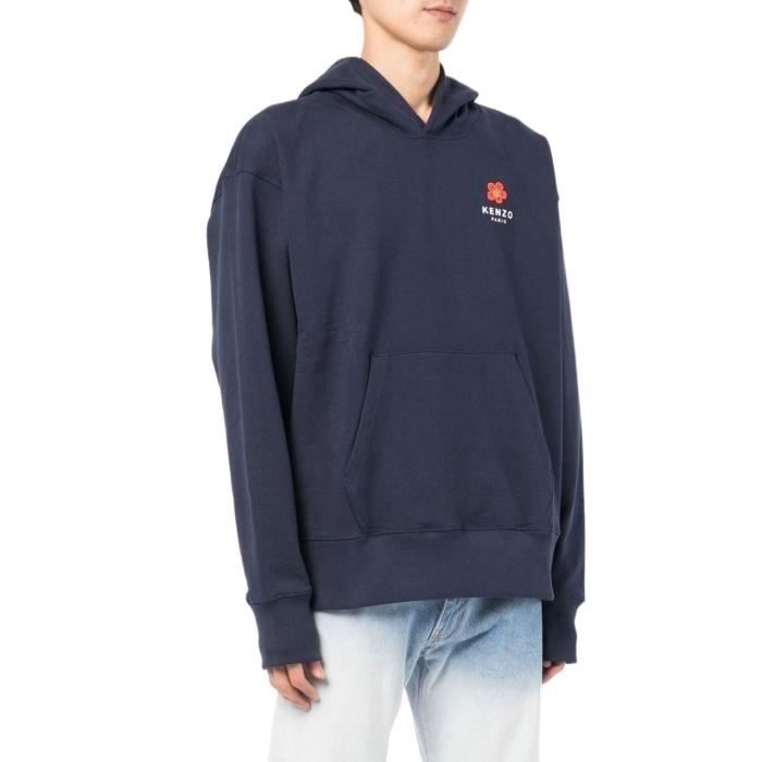 KENZO HOMME FC65SW4604ME77 BLEU COTON SWEATSHIRT Bleu - Cdiscount Prêt ...