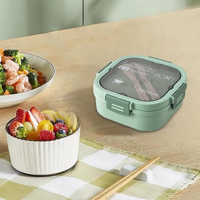 Boîtes À Lunch - Boîte À Bento En Silicone - 1200 Ml Bento Boîte À ...