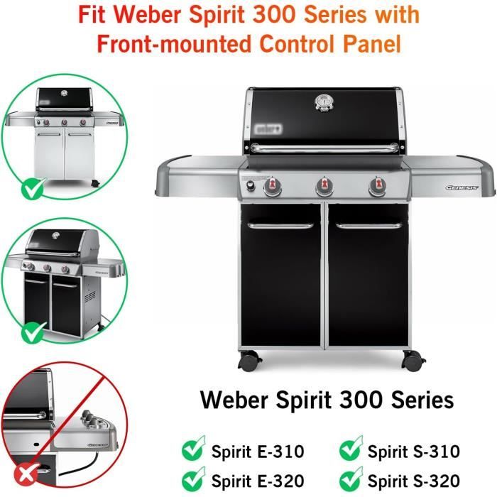 46 Cm 69787 Brûleur En Acier Inoxydable Pour Weber Spirit 300 Pour ...