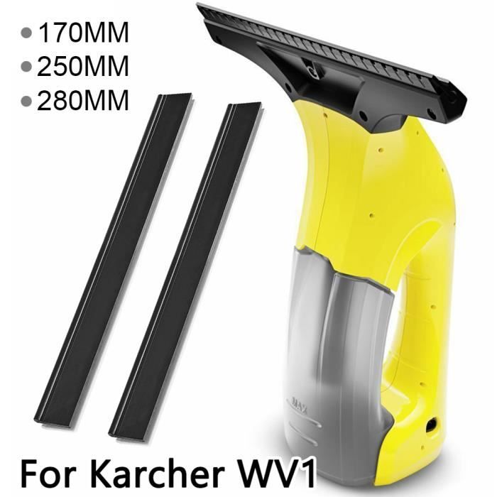 Raclette de fenêtre - WIRLSWEAL - 2Pcs - 250mm - Compatible Karcher WV1 ...