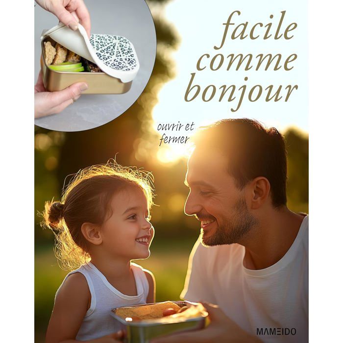 MARGAUX LONNBERG-Lunch box acier inox 800 ml, séparateur flexible ...