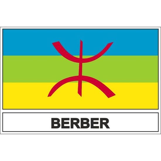 Autocollant sticker drapeau berberes kabyle kabyle - Cdiscount Auto
