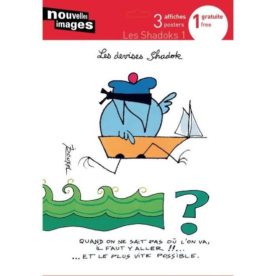 3 affiches Les Shadoks - Cdiscount Maison