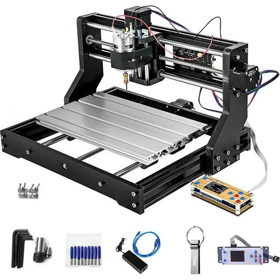 VEVOR Graveur Laser CNC 3018 Pro Machine de Gravure DIY Machine Graver ...