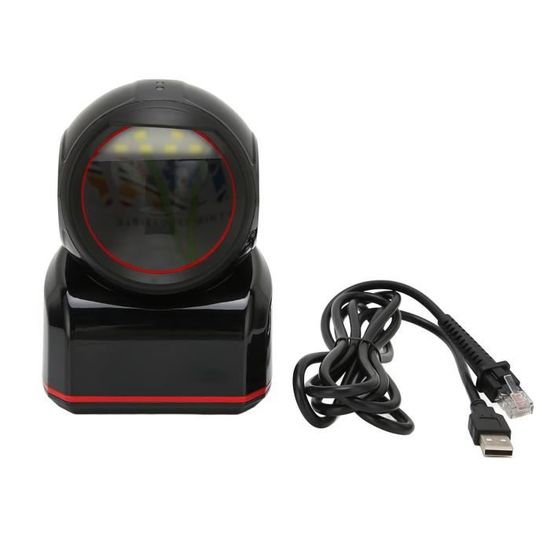 AUN Scanner de codes-barres USB 2D 1D détection omnidirectionnelle ...