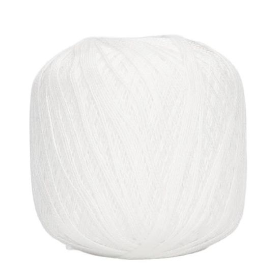 EJ.life Crochet Thread, Lace Thread Pure White for DIY Crafts for ...