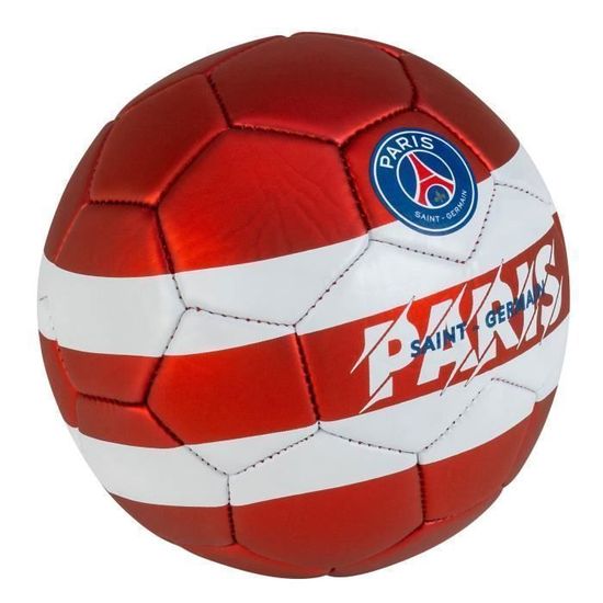 Ballon de football - PARIS SAINT GERMAIN - Taille 5 - Rouge ...