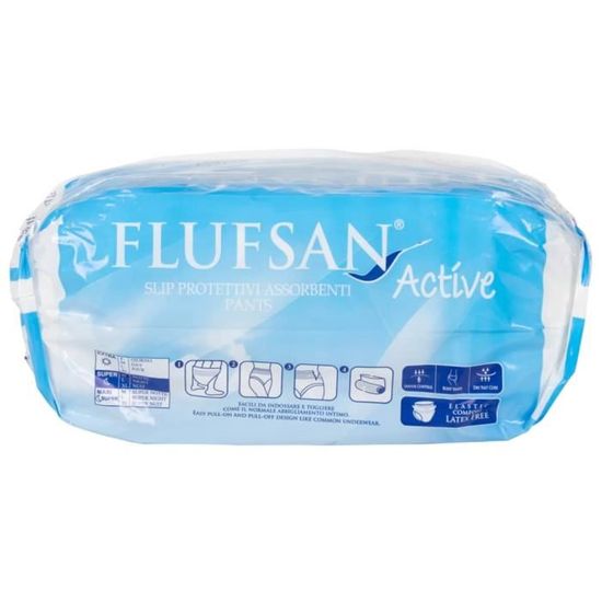 NEUF Flufsan Culottes d'incontinence pour adultes 14 pcs taille M ... NEUF Flufsan Culottes d'incontinence pour adultes 14 pcs taille M ...