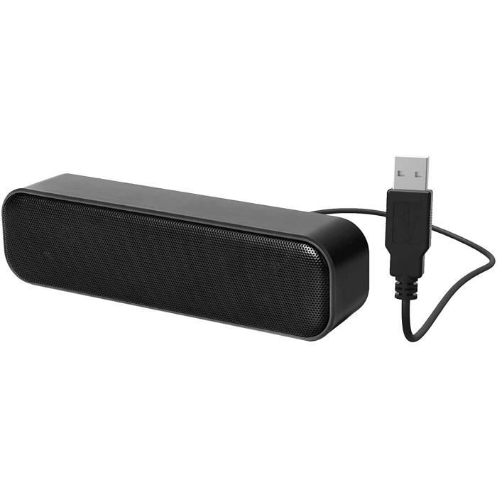 Mini enceinte USB portable Avec caisson de basses stéréo Pour ...