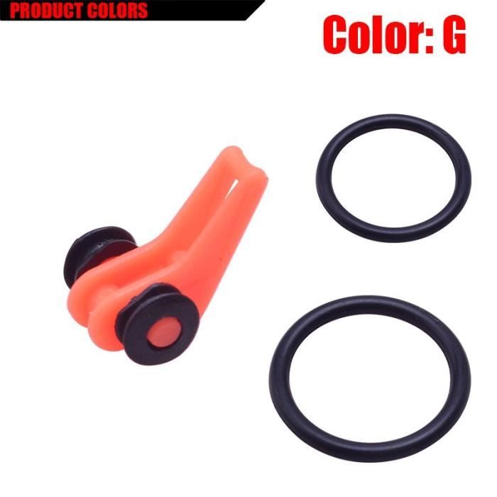 Hameçon triple en plastique pour canne à pêche, accessoire pour leurres ...