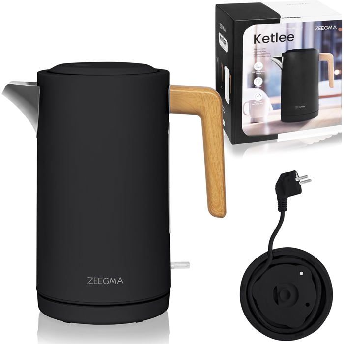 ZEEGMA KETLEE Bouilloire électrique sans fil 1,7 l pour thé et café ...
