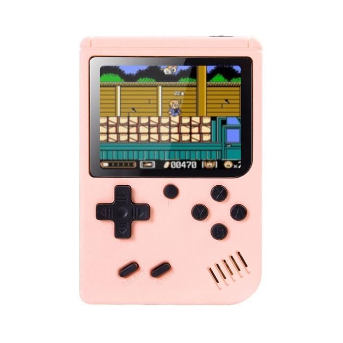 Rose - Mini console de jeu vidéo portable rétro pour enfants, lecteur ... Rose - Mini console de jeu vidéo portable rétro pour enfants, lecteur ...