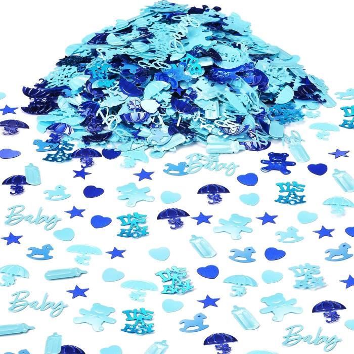 1100 Pièces Confettis It'S A Boy Confettis Baby Shower Confettis De ...
