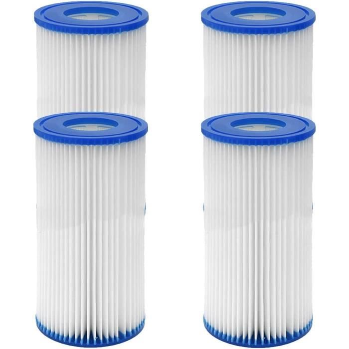 Lot de 4 filtres de Rechange pour Intex Piscine Cartouche de Filtre Type A 29002,Cartouches de ...