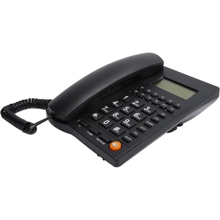 Téléphone Filaire De Bureau Avec Affichage De L'Identification De L'Appelant,Téléphone Filaire ...