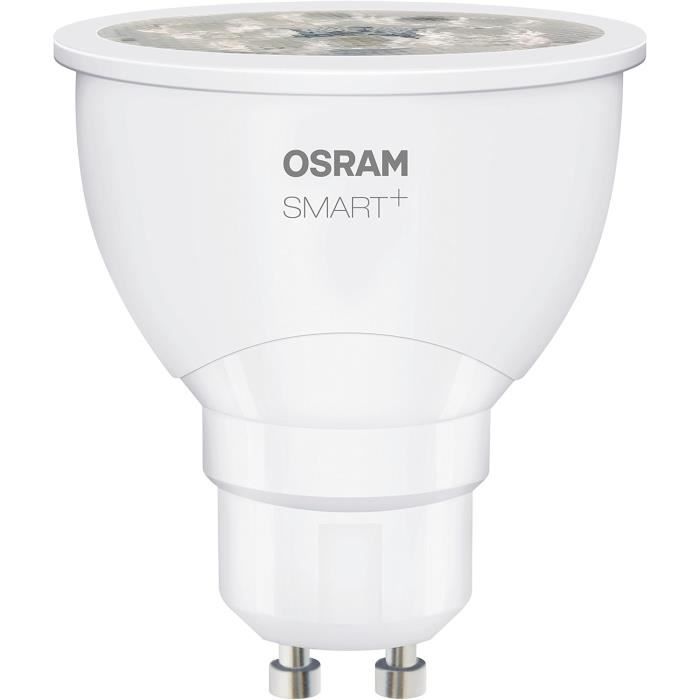 Smart+ Spot Led Connectée - Culot Gu10 - Dimmable - 16 Millions De Couleurs - 6W (Équivalent 50W ...