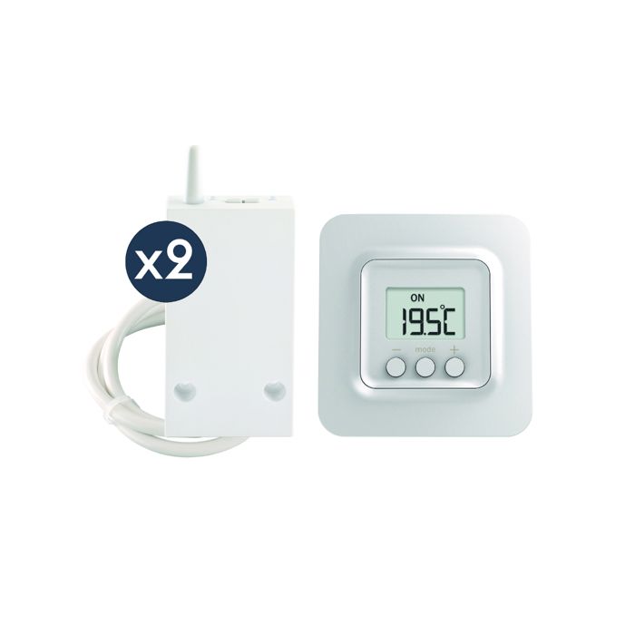 Tybox 5702 FP Thermostat radio fil pilote pour 2 radiateurs FP ...