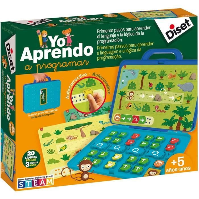 Diset - Yo aprendo a programar - juego educativo a partir de 5 años - Cdiscount Jeux - Jouets