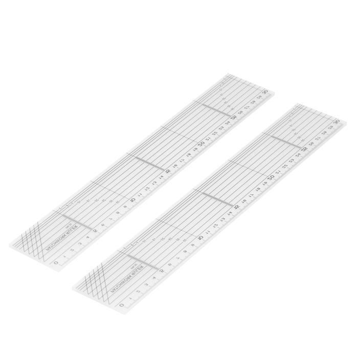 02 015 Règle De Courtepointe Règle De Couture à échelle Claire Pratique ...