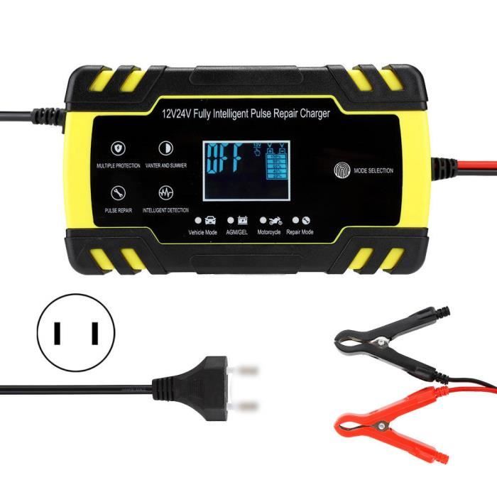 Fdit Chargeur intelligent Chargeur de batterie avec ventilateur de ...