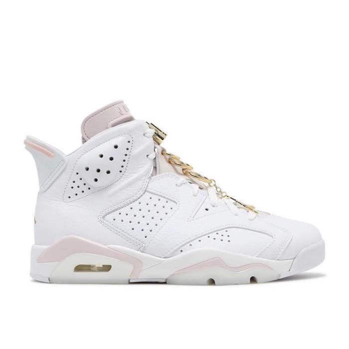 BASKETS AIR JORDANX 6 RETRO GOLD HOOPS DH9696 100 CHAUSSURES D ...