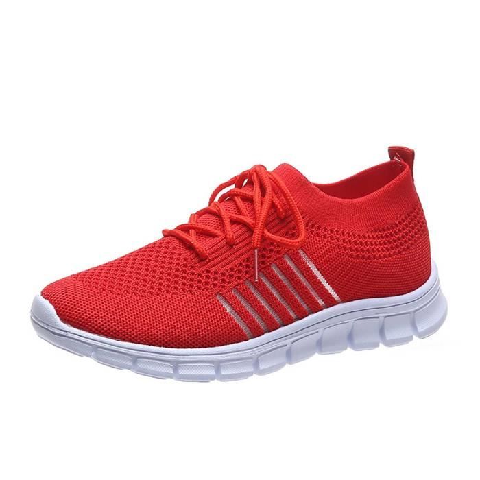 Lukcolor Basket Chaussures de sport à semelles souples pour femmes la ...