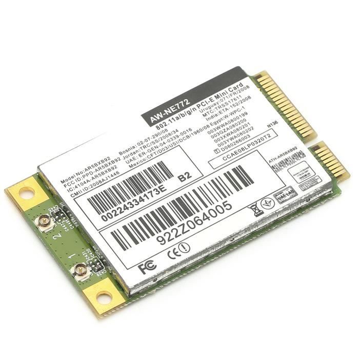 Carte réseau sans fil - MXZZAND - AR9280 AR5BXB92 - Bi-Bande 5G - 300 ...