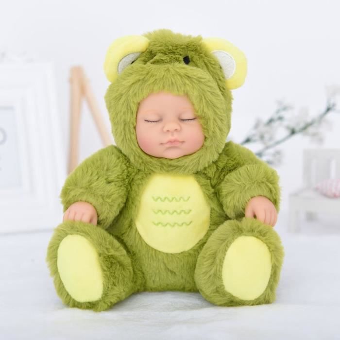 Bébé endormi Mini Poupée Grenouille poupée pour enfants - 15cm vert - Cdiscount Jeux - Jouets