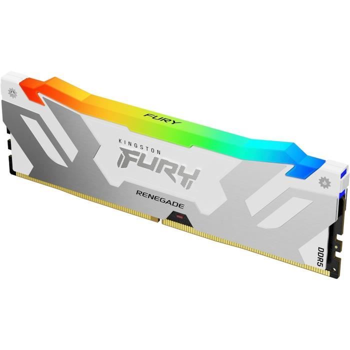 Kingston Fury Renegade Ddr5 Rgb 32Gb 6400Mt-S Ddr5 Cl32 Dimm Mémoire Pour Pc De Gamer Kit De 2 ...