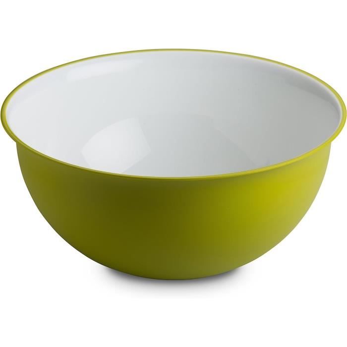 Omada Design Saladier 6,5 litres 32,5 x 15,5 cm, blanc à l'intérieur et ...