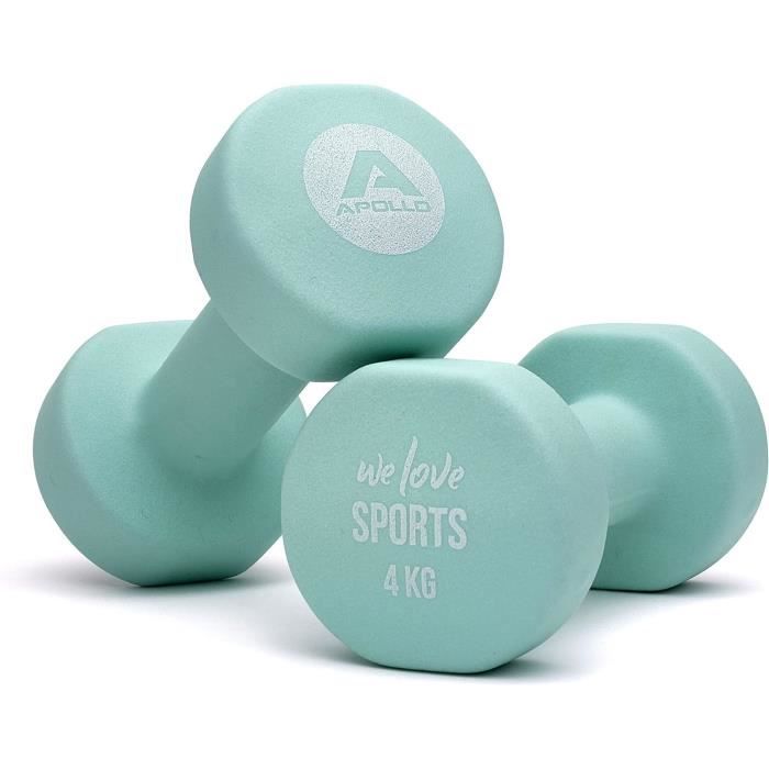 Set Haltères Musculation Courts | Poids Haltères Fitness, 2x1kg, 2x2kg ...
