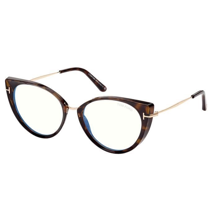 Tom Ford FT 5815-B BLUE BLOCK 54/18/140 DARK HAVANA/BLUE FILTER acétate ...