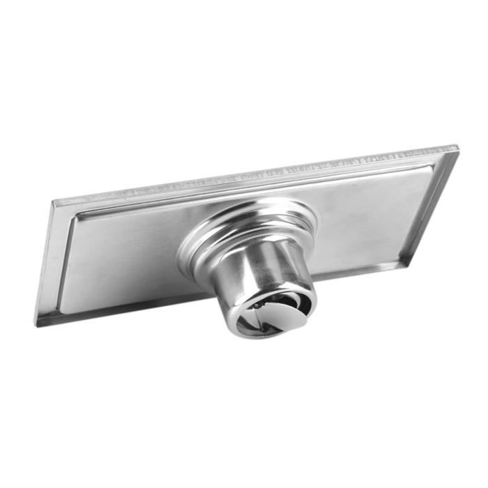 Drain de sol 1 X Siphon de Sol Rectangle 20x10cm Siphon de Sol en Acier ...
