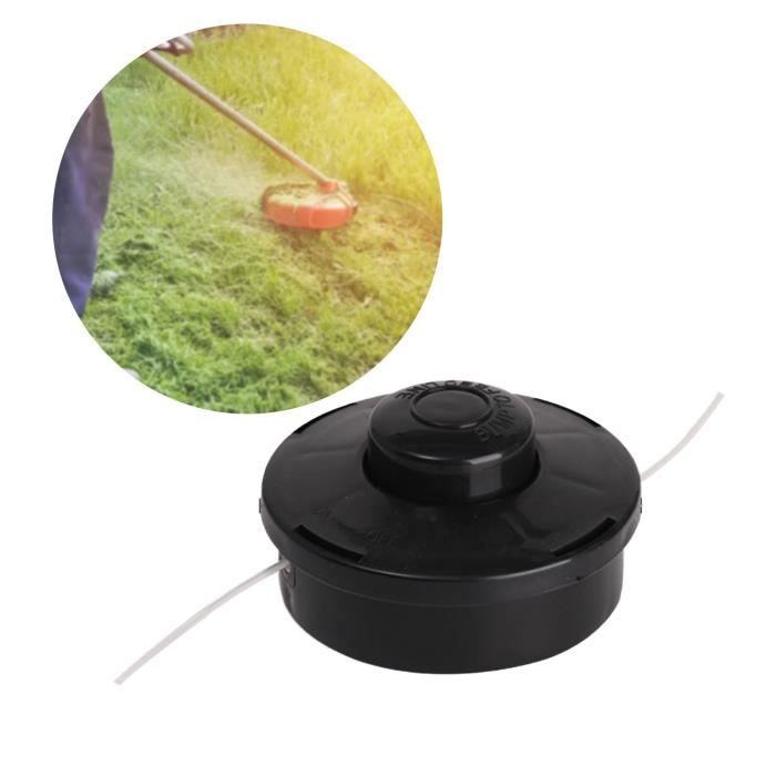 VGEBY Tête de coupe tondeuse universelle pour jardin, remplacement de tête de coupe tondeuse ...