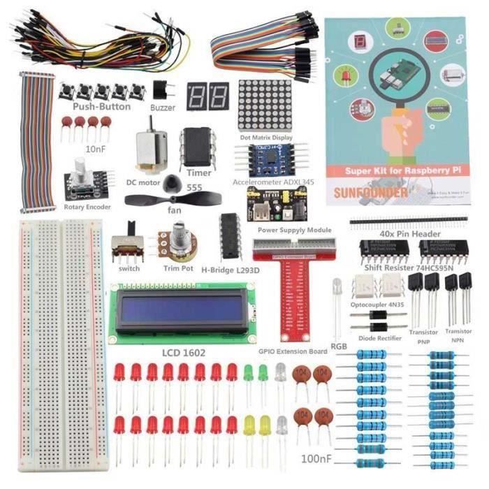 Kit pour Raspberry Pi modèle - Project Super Starter Lo46188 - Cdiscount Bricolage