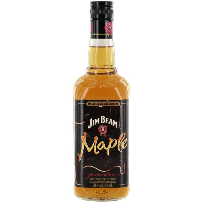 Bourbon JIM BEAM Maple - Edition limitée - 70 cl - 35° - Achat / Vente ...