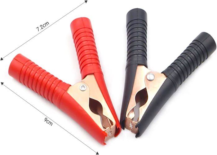 Pince Crocodile en Cuivre 6PC Pinces Crocodiles de Batterie de Voiture ...