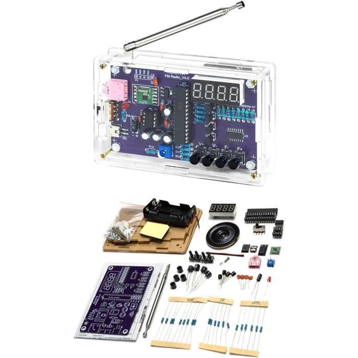 Kit Électronique Diy Avec Module Radio Sans Fil Rda5807S 87-108 Mhz ...