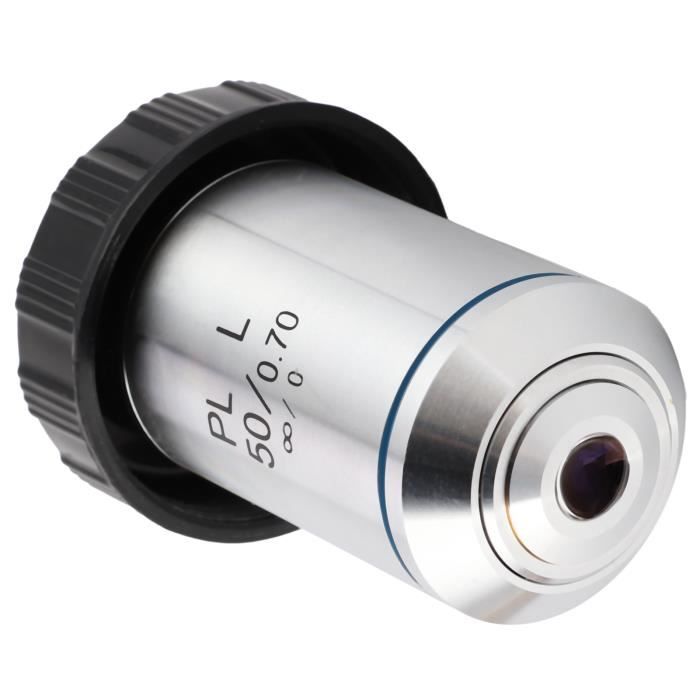 VBESTLIFE Accessoire de microscope KP‑50X Lentille d'Objectif ...