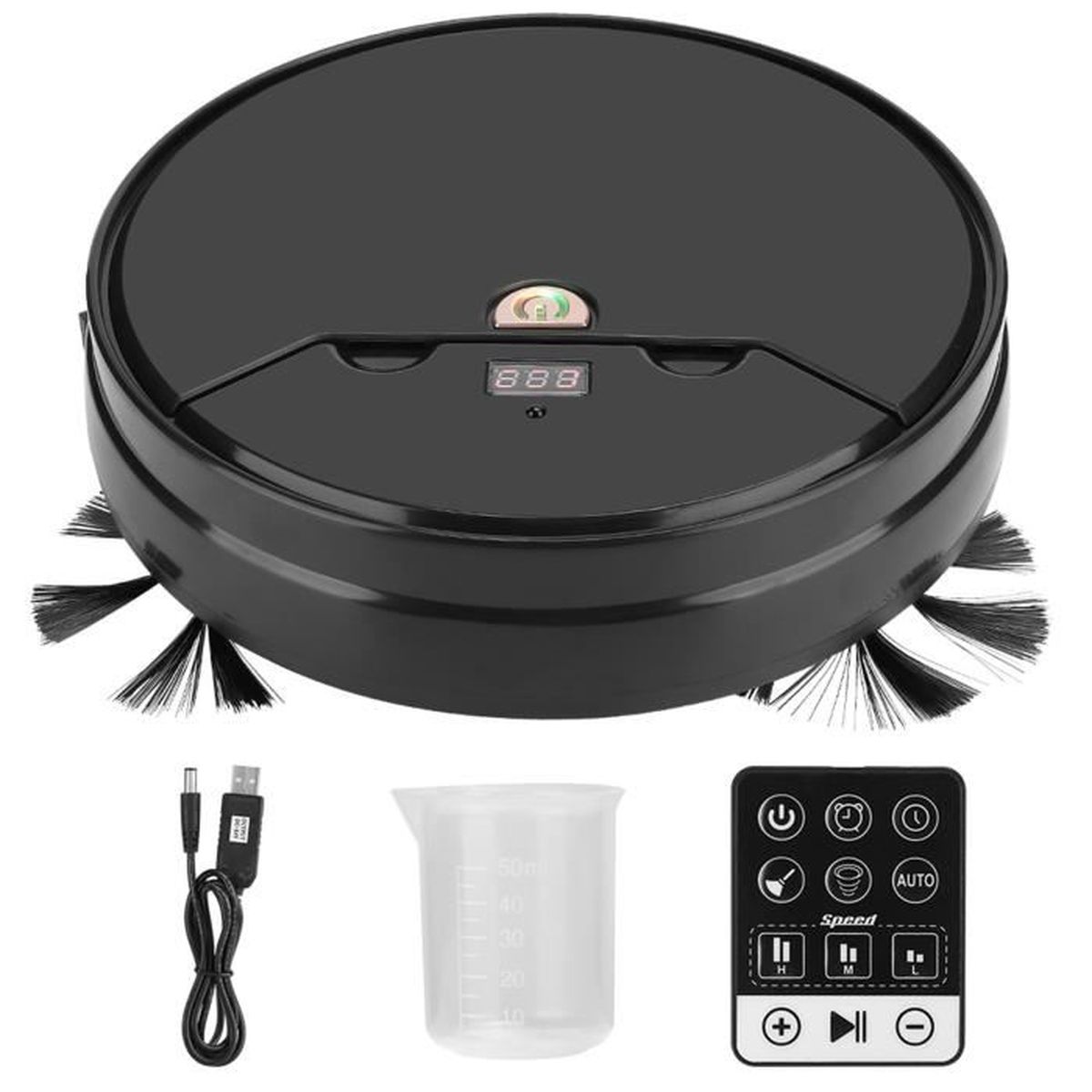 Tbest Balayeuse intelligente Aspirateur robot de balayage intelligent ...