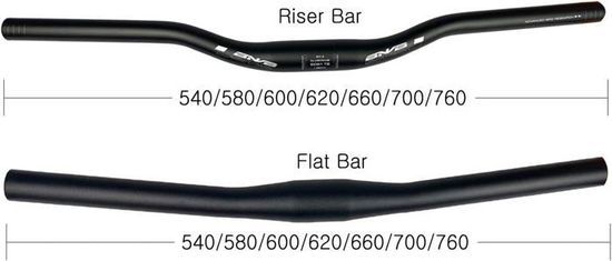 Guidon de vélo 31.8MM/25.4MM Aluminium Alliage Relevé Guidon Cintre VTT ...
