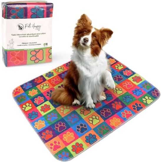 Lot De 2 Tapis Absorbants Pour Chien & Chiot 90*80Cm | Tapis Chien ...