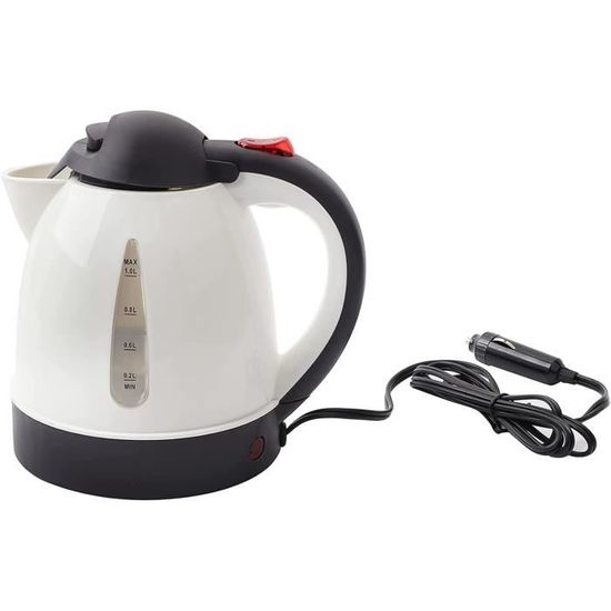 Bouilloire De Voiture Allume-Cigare Prise Chauffe-Eau Portable Bouteille Pour Thé Café Voyage ...