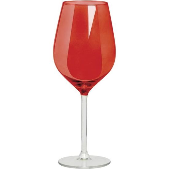 Scratch Calice Color Wine Cl 50, Verre, Rouge, 7 X 7 X 23 Cm[W1969 ...