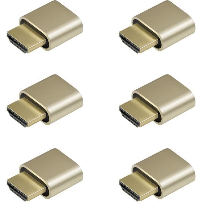 ADWITS 6-Pack 4K 2K 1080P 30 Hz à 60 Hz Soutien HDMI Affichage ...