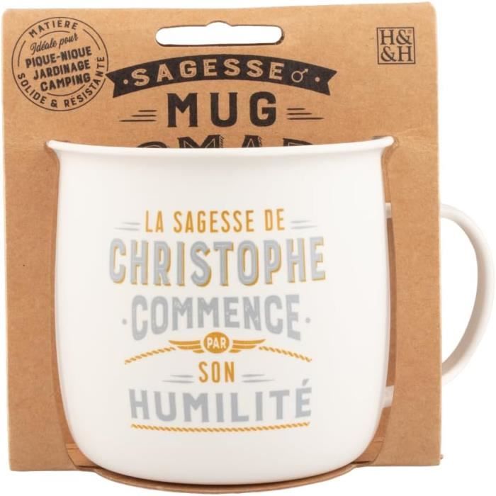 Mug À Thé Et Café Personnalisé Christophe - Cadeau Pour Homme[u1028 ...