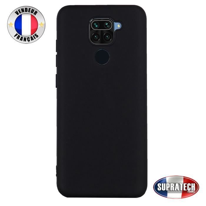 Coque Housse Silicone Soft Touch Noir pour Xiaomi Redmi Note 9 ...