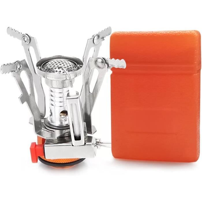Petit Réchaud Gaz Camping Pliable, Brûleur Gaz Portable Compact et ...