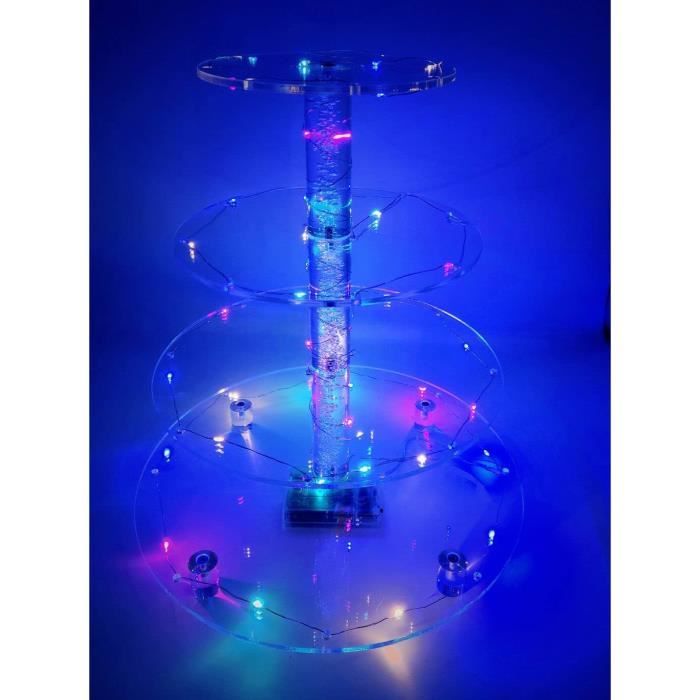 Combination Of Life Présentoir À Gâteaux Rond Acrylique 5 Étages ...